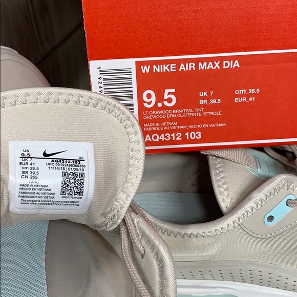Nike | Shoes | Nike Air Max Dia Shoes Ore Tanteal | Poshmark